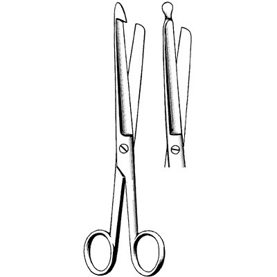 Bowel Post Mortem Scissors 21cm - Surgical Scissors | Surgical ...