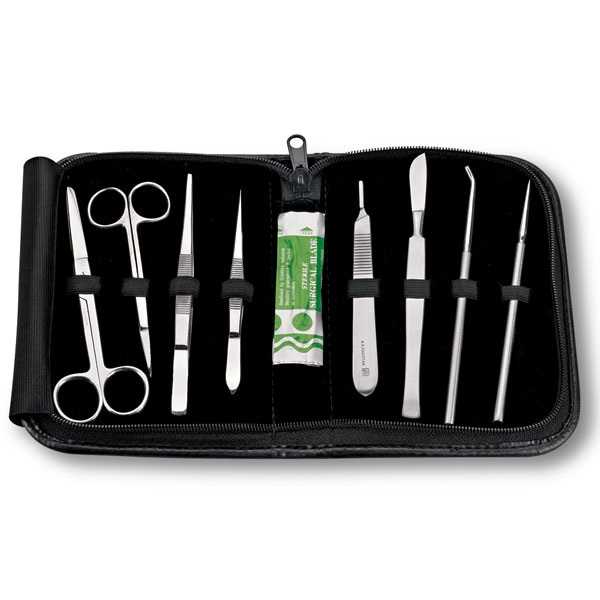Dissection Kit for Students In Black Vinyl Case - Dissecting Kits ...