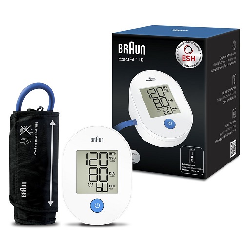 Braun Exactfit 1E Upper Arm Blood Pressure Monitor - Braun Upper Arm BP ...