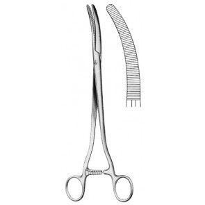 FAURE Hysterectomy Forceps Curved 25 cm - Hysterectomy Forceps ...