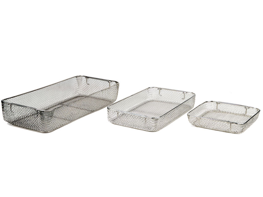 Fine Mesh Wire Surgical Instrument Basket Without Lid - Fine Mesh ...