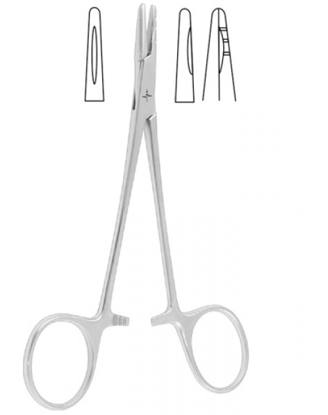 NEIVERT Needle Holder Smooth Jaws 13 cm - Surgical Instruments Suture ...