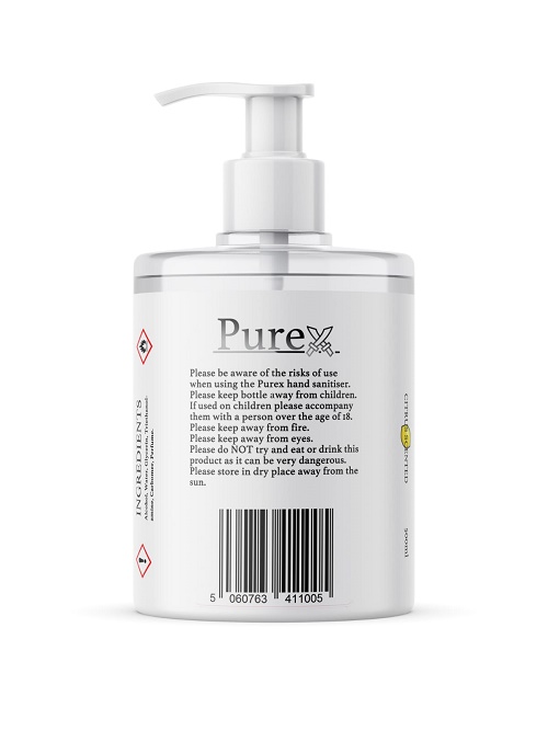 Purex Hand Sanitiser Gel 500 ml - Alcohol Hand Sanitizers | Surgical ...