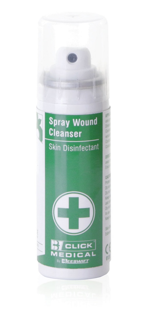 Wound Cleanser Skin Disinfectant Spray 70ml - Antiseptic Sprays Wipes ...