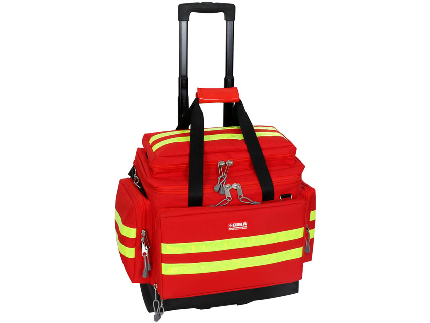 Compact Emergency Bag With Trolley - Emergency Medical Bags On Wheels ...
