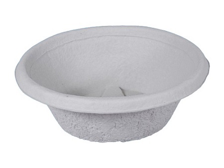 Recycled Cellulose Paper Basin 3 L Disposable Box of 100 - Disposable ...